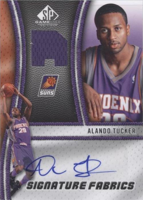 2009-10 SP Game Used - Signature Fabrics Alando Tucker #SF-TU (AU, MEM ...