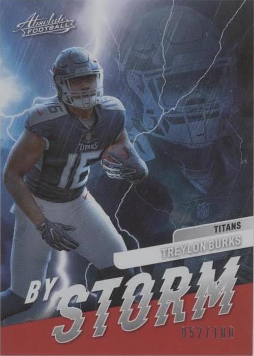 2022 Panini Absolute - By Storm Spectrum Red #BST-11 Treylon Burks /100 ...