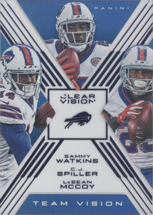 2015 Panini Clear Vision - Team Vision Blue #TV-3 LeSean McCoy, Sammy ...