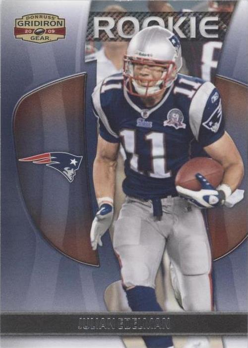 2009 Donruss Gridiron Gear - Rookies #163 Julian Edelman /999 (RC) for ...