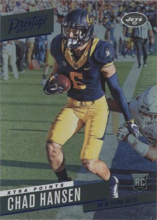 2017 Panini Prestige - Rookie Xtra Points Blue #265 Chad Hansen (RC ...