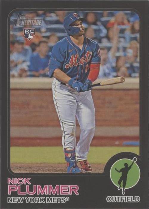 2022 Topps Heritage High Number - Black Bordered #624 Nick Plummer (RC ...