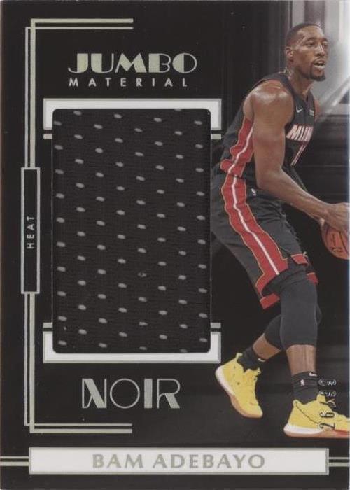 2019-20 Panini Noir - Jumbo Material Bam Adebayo #JM-BAM /99 (MEM) for ...