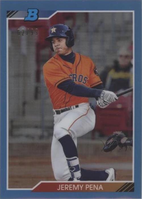 2020 Bowman Heritage - Chrome Prospects Blue Refractor #92CP-JP Jeremy ...