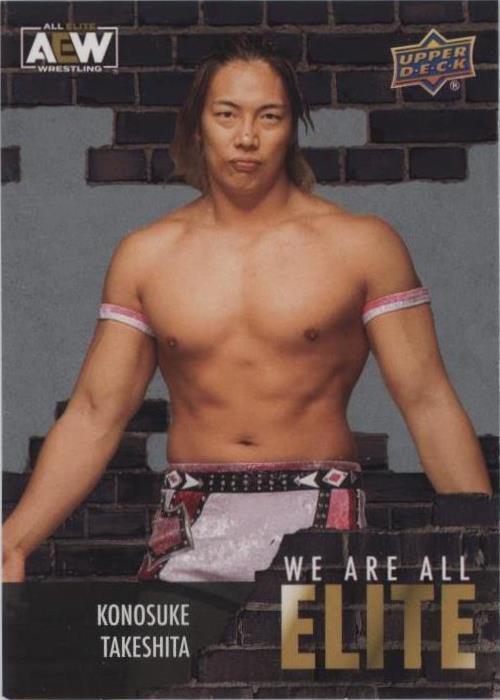 2023 Upper Deck AEW All Elite Wrestling - We Are All Elite Konosuke Takeshita #AE-30 Silver for ...