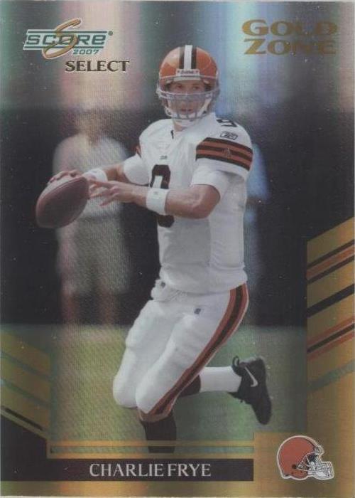 2007 Score Select - Gold Zone #195 Charlie Frye /50 for sale online | eBay