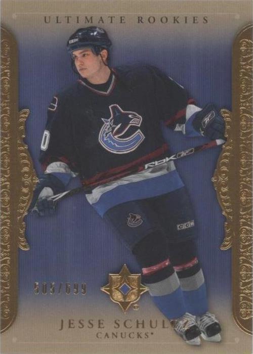2006-07 Ultimate Collection - Ultimate Rookies Jesse Schultz #100 /699 ...