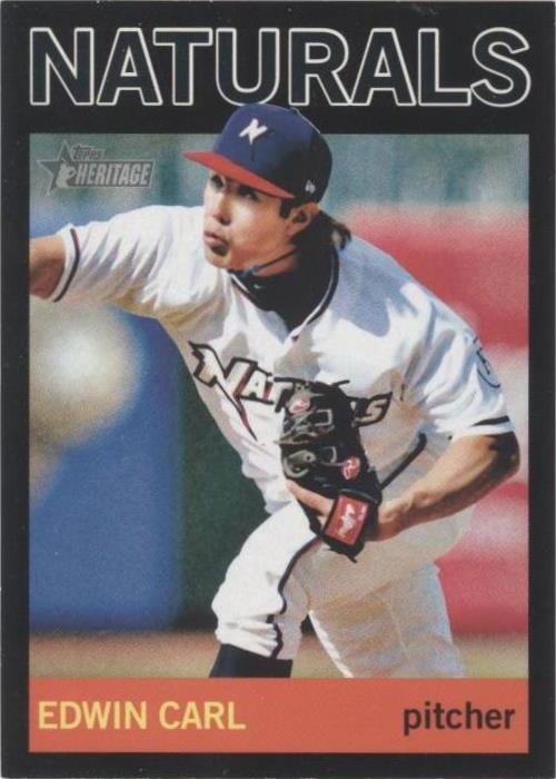 2013 Topps Heritage Minor League Edition - Black #86 Edwin Carl /96 (RC) for sale online | eBay