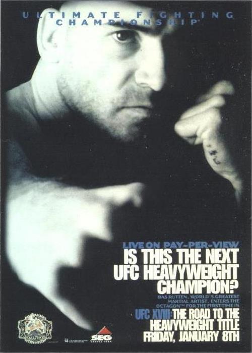 2010 Topps UFC Main Event - Fight Poster Review #FPR-UFC18 Bas Rutten ...