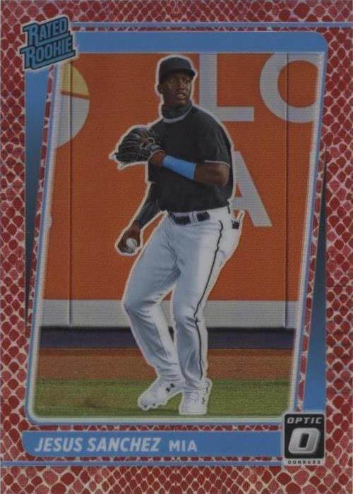 2021 Panini Donruss Optic - Rated Rookie Jesus Sanchez #86 Red Dragon ...