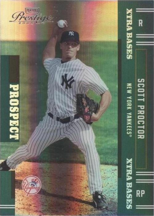 2005 Playoff Prestige - Xtra Bases Green #164 Scott Proctor /50 for ...