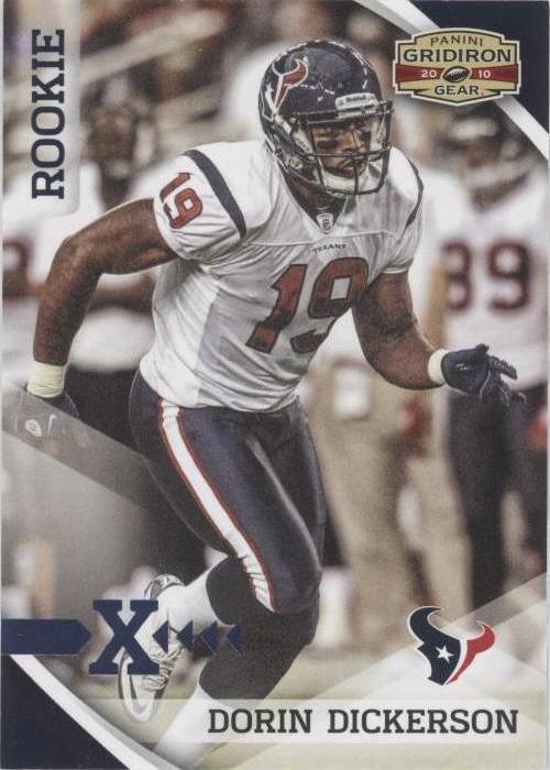 2010 Panini Gridiron Gear - Rookie Dorin Dickerson #186 Platinum Xs /25 ...