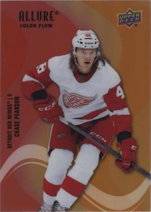 2022-23 Upper Deck Allure - Color Flow Chase Pearson #SF-20 Red Orange ...