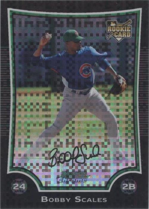 2009 Bowman Chrome - X-Fractor #175 Bobby Scales /250 (RC) for sale ...