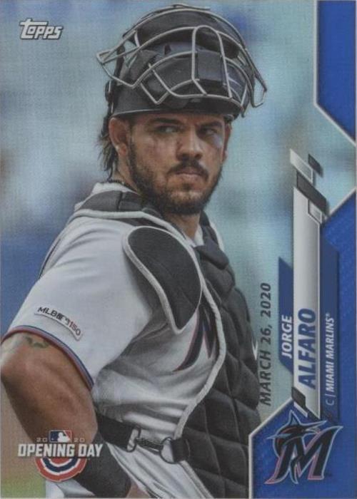 2020 Topps Opening Day - Jorge Alfaro #122 Opening Day Edition Blue ...