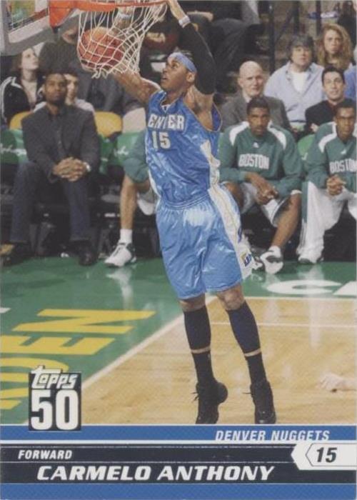 2007-08 Topps - 50 #7 Carmelo Anthony for sale online | eBay