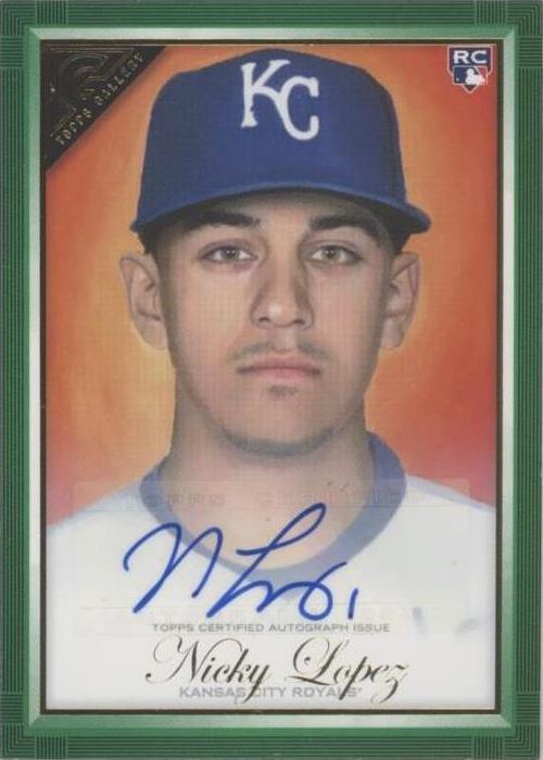 2019 Topps Gallery - Green Autographs #38 Nicholas Lopez /99 (AU, RC ...