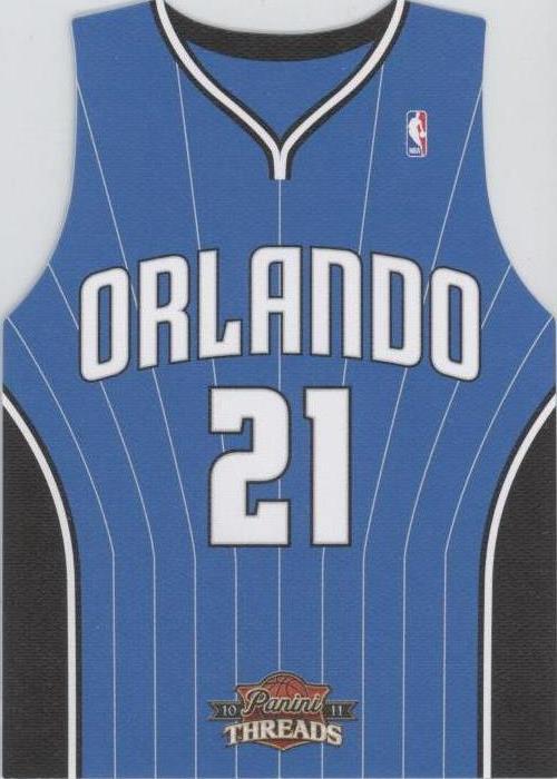 2010-11 Panini Threads - Rookie Team Threads Away #8 Daniel Orton (RC ...