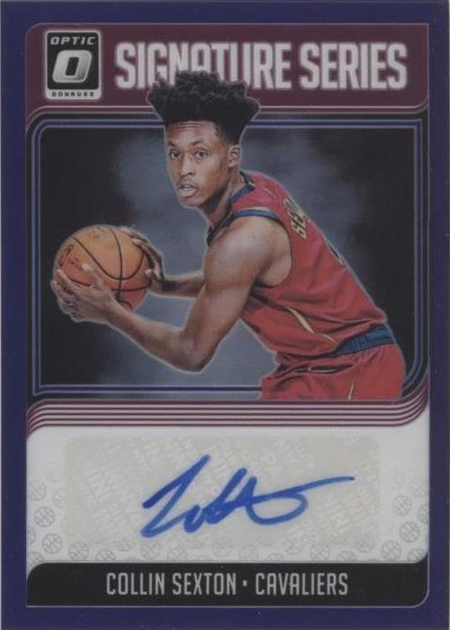 2018-19 Panini Donruss Optic - Signature Series Collin Sexton #SG-CSX ...