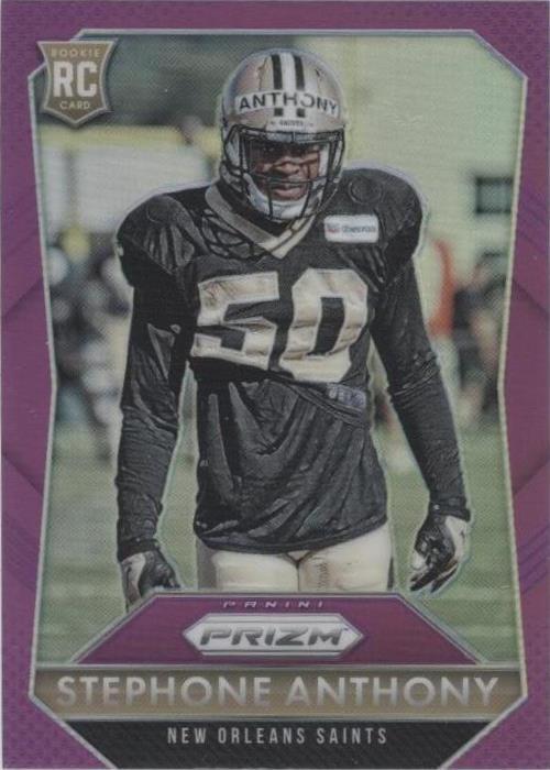 2015 Panini Prizm - Rookies Violet Prizm #286 Stephone Anthony (RC) for sale online | eBay