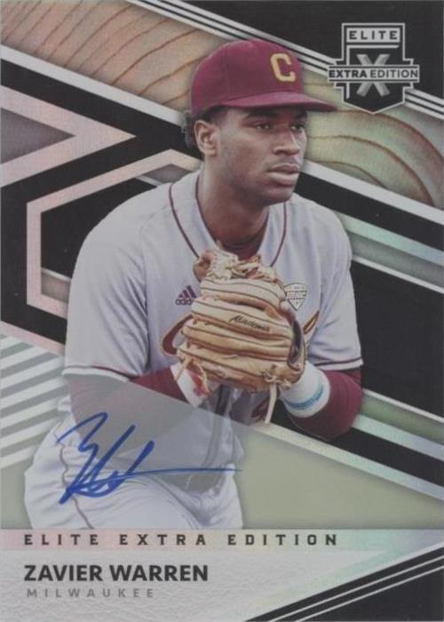 2020 Panini Elite Extra Edition - Zavier Warren #92 Signatures (AU, RC ...