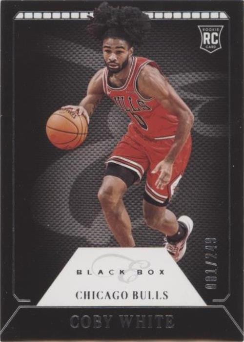 2019-20 Panini Chronicles - Elite Black Box Coby White #308 /249 (RC ...