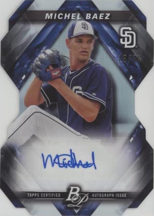 2018 Bowman Platinum - Platinum Cut Autographs Michel Baez #PCA-MB /50 ...