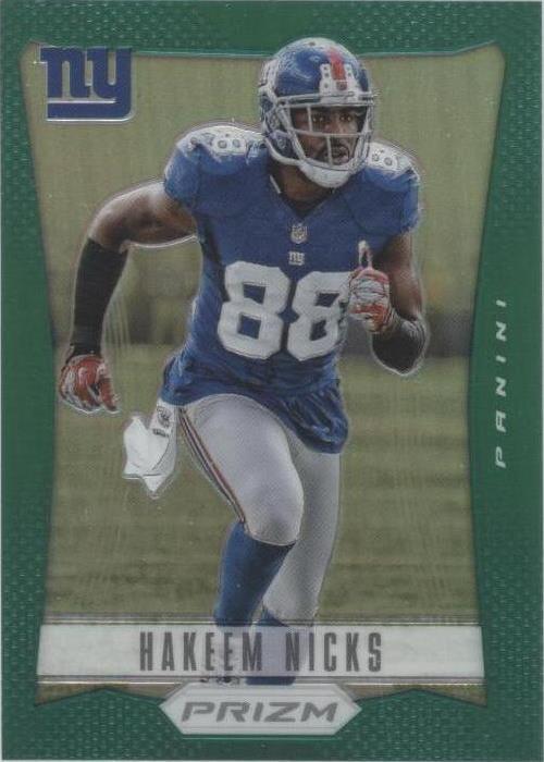 2012 Panini Prizm - Green Prizm #126 Hakeem Nicks for sale online | eBay