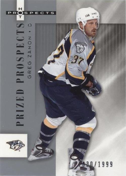 2005-06 Fleer Hot Prospects - #147 Greg Zanon /1999 (RC) for sale ...