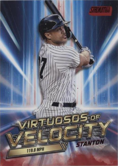 2023 Topps Stadium Club - Virtuosos of Velocity Giancarlo Stanton #VV ...