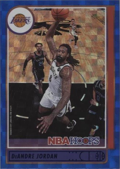 2021-22 Panini NBA Hoops - Hyper Blue #107 DeAndre Jordan for sale ...