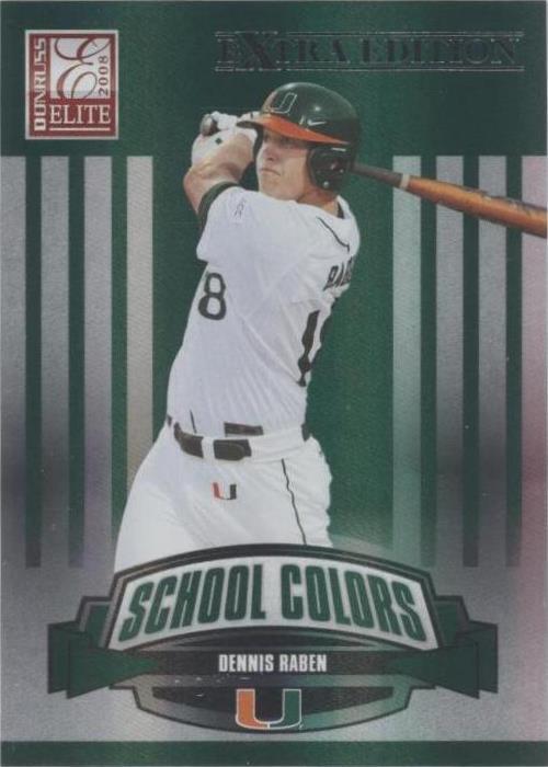 2008 Donruss Elite Extra Edition - School Colors #SC-32 Dennis Raben ...