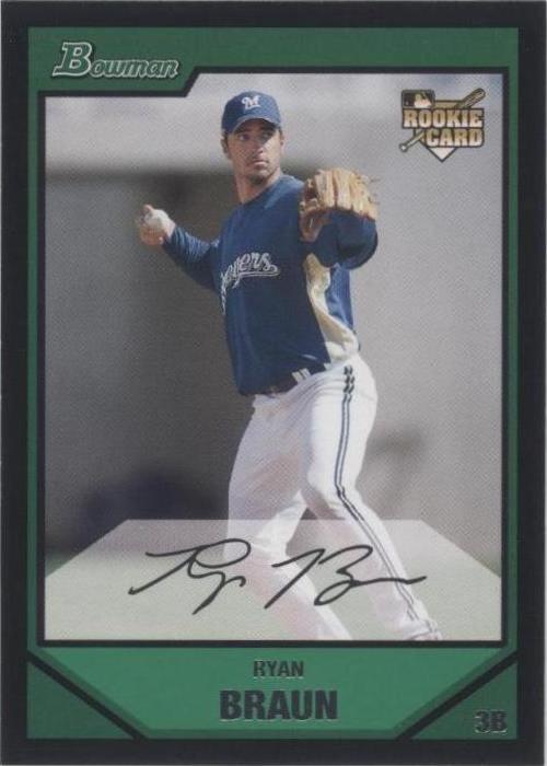 2007 Bowman Draft Picks & Prospects - #BDP50 Ryan Braun (RC) for sale ...