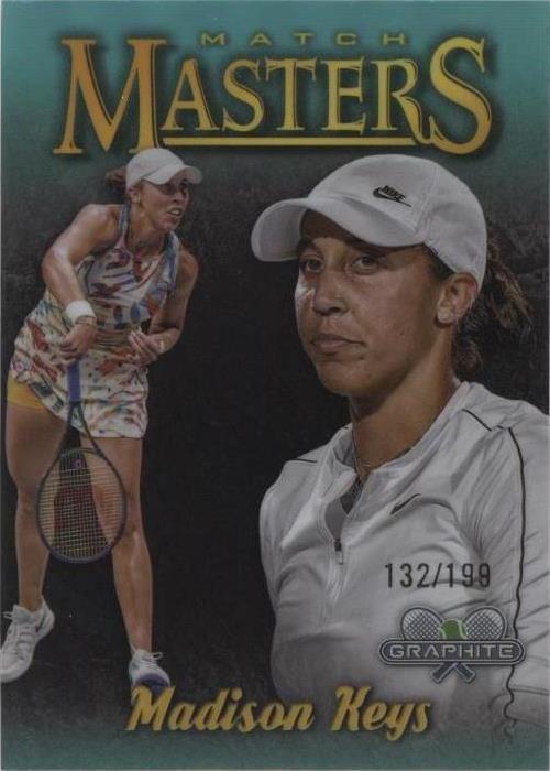 2024 Topps Graphite - Match Masters Madison Keys #MM-MK Aqua Refractor ...