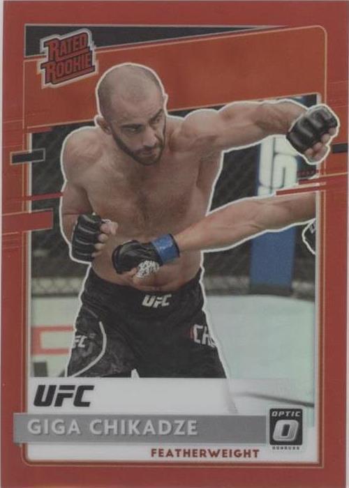 2021 Panini Chronicles UFC - Optic Rated Rookies Giga Chikadze #205 Red ...