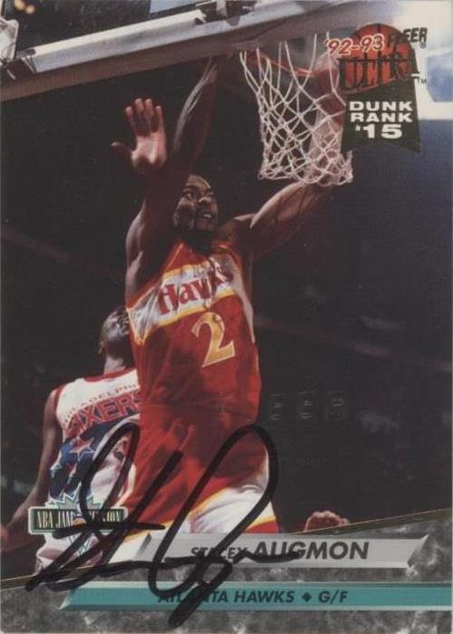 1992-93 Fleer Ultra - Autographed #215 Stacey Augmon for sale online | eBay