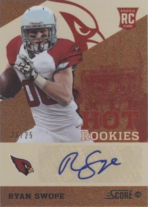 2013 Score - Hot Rookies Showcase Signatures #35 Ryan Swope /25 (AU, RC ...