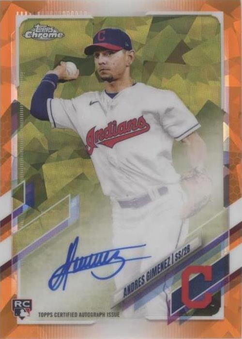 2021 Topps Chrome Sapphire Edition - Rookie Autographs Orange #RA-AG ...