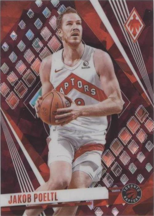 2023-24 Panini Phoenix - Jakob Poeltl #198 Maroon Ice Phoenix /275 for ...