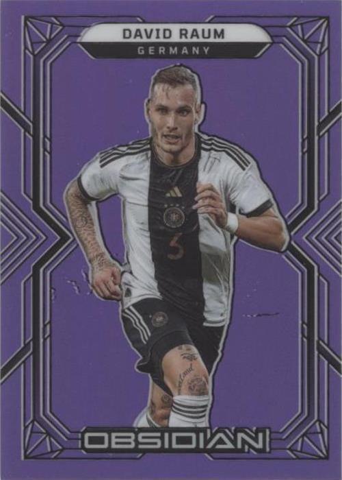 2022-23 Panini Obsidian - David Raum #143 Electric Etch Purple Flood /25 for sale online | eBay