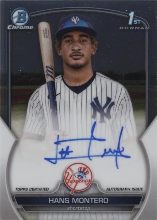 2023 Bowman Chrome - Prospect Autographs #CPA-HM Hans Montero (AU, RC ...