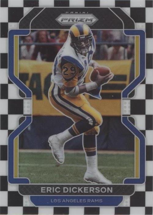 2021 Panini Prizm - Eric Dickerson #72 Black & White Checker Prizm for ...