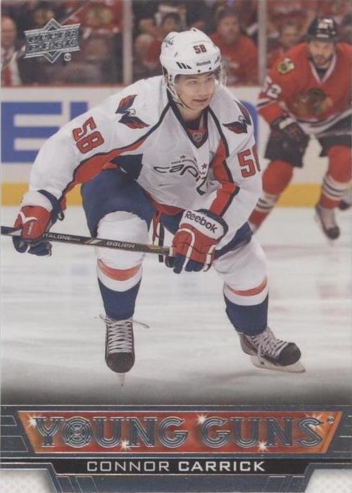 2013-14 Upper Deck - Young Guns Connor Carrick #211 (RC) for sale ...