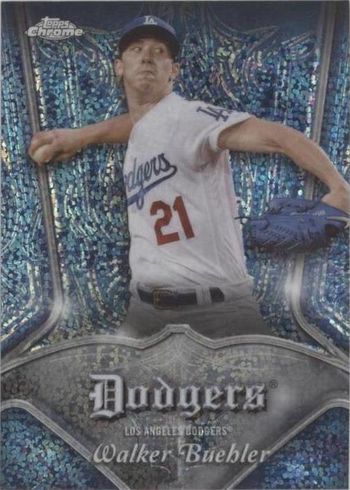 2022 Topps Chrome - Pinstriped Walker Buehler #P-25 for sale online | eBay