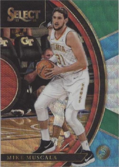 2017-18 Panini Select - Concourse Mike Muscala #98 Tri-Color Prizm for ...