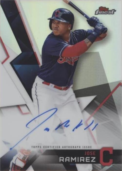 2018 Topps Finest - Autographs #FA-JR Jose Ramirez (AU) for sale online ...