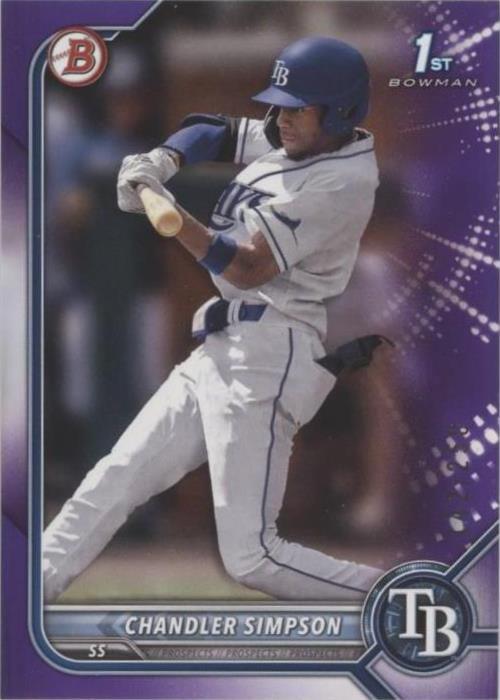2022 Bowman Draft - Purple #BD-26 Chandler Simpson /250 (RC) for sale ...