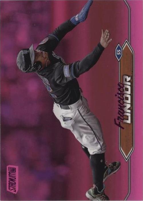 2024 Topps Stadium Club - Francisco Lindor #193 Pink Foil for sale ...