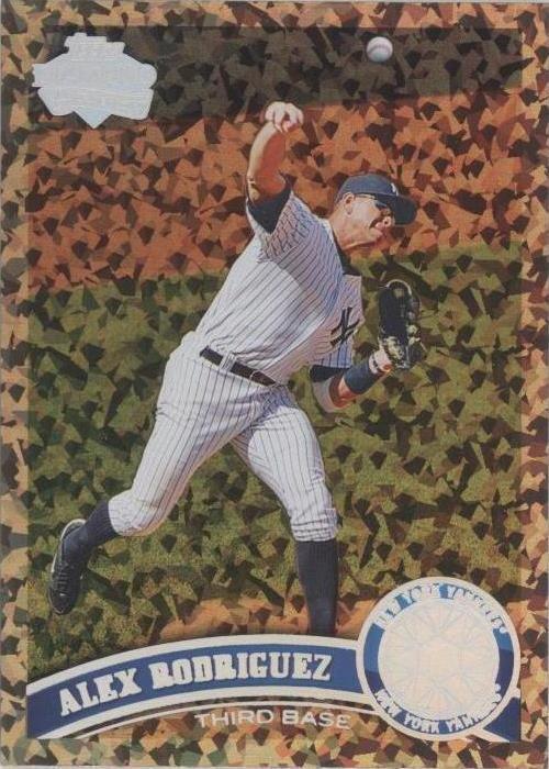 2011 Topps - Alex Rodriguez #50 Cognac Diamond Anniversary for sale ...