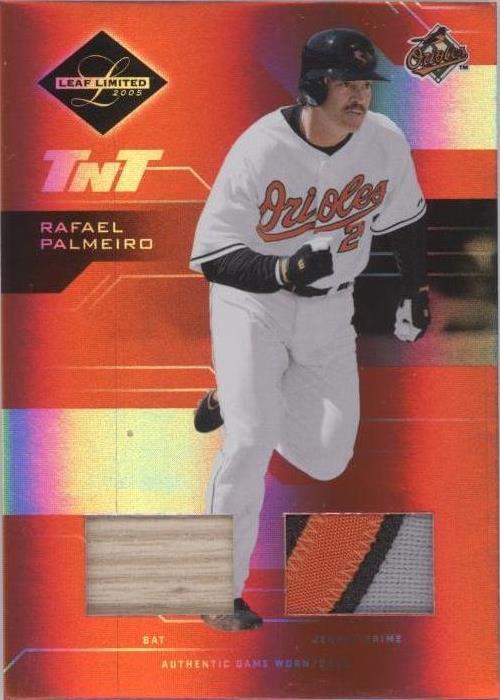 2005 Leaf Limited - TNT Prime #95 Rafael Palmeiro /100 (MEM) for sale ...